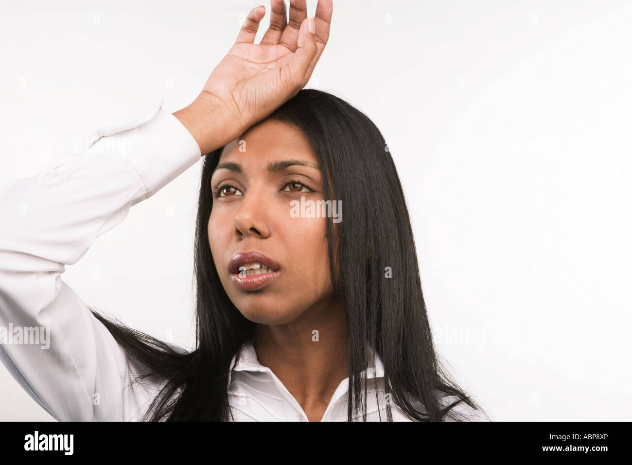 Close up indian woman reacting hi-res stock photography and images - Alamy