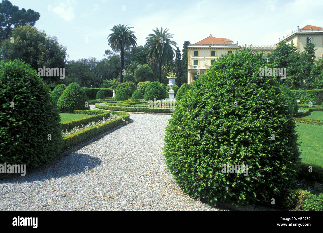 Gardens of Villa Marigola Stock Photo - Alamy