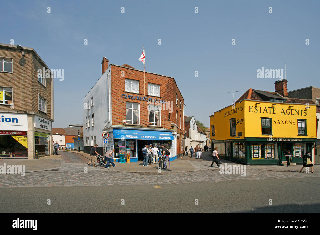 Colchester town centre High Street Stock Photo - Alamy