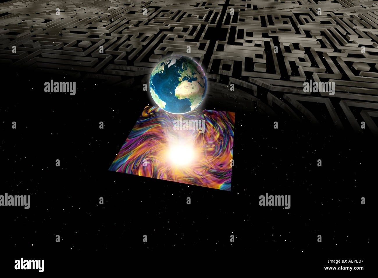 Earth passing through an imaginary gateway between dimensions or is it ...