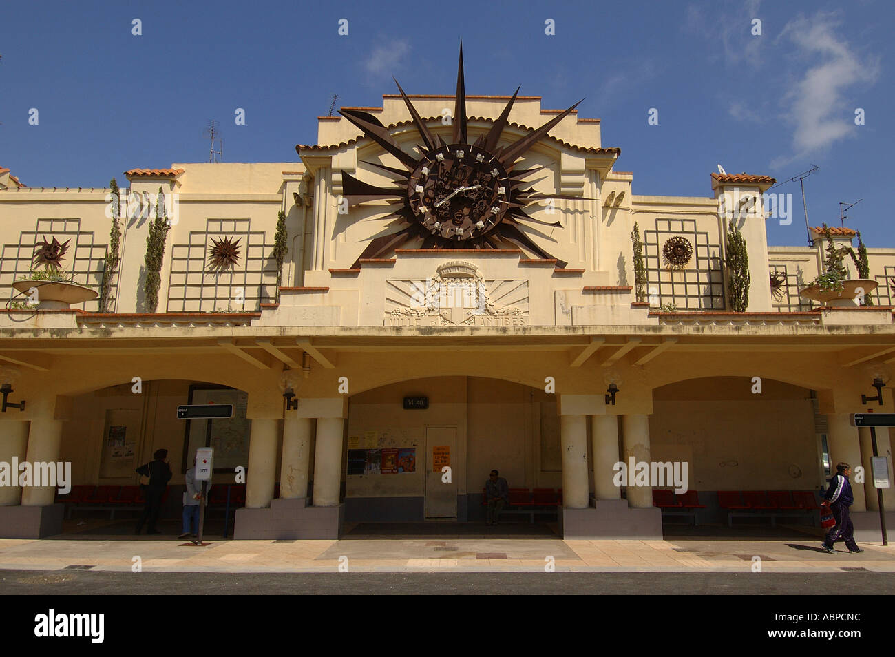 The bus station at Antibes France Picture by Andrew Hasson April 22nd ...