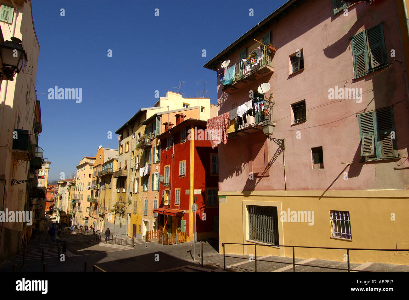 Old town Nice France Picture by Andrew Hasson April 22nd 2006 Stock ...