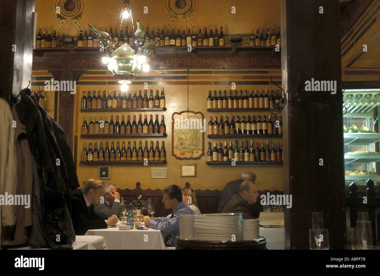 La Bottega dei Vini restaurant Stock Photo - Alamy