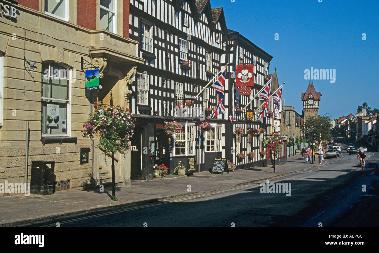 LEDBURY HEREFORDSHIRE England UK Historic buildings including the ...