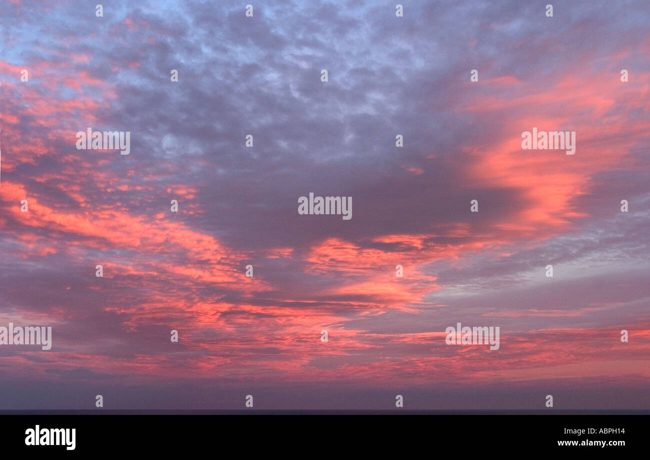 Sunset Sky November UK Stock Photo - Alamy