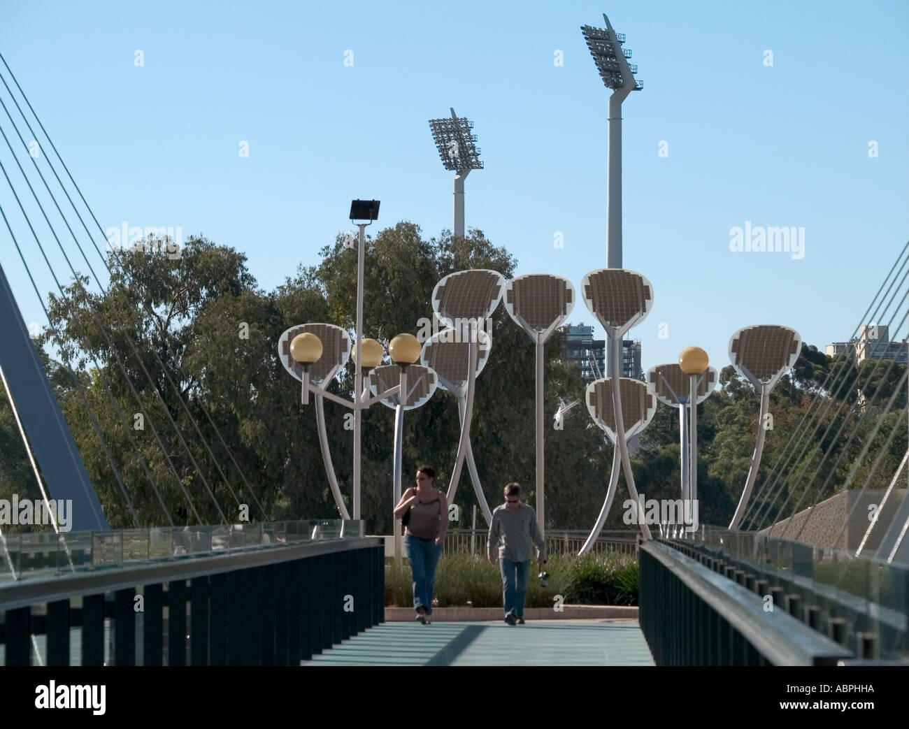 Adelaide oval bridge hi-res stock photography and images - Alamy
