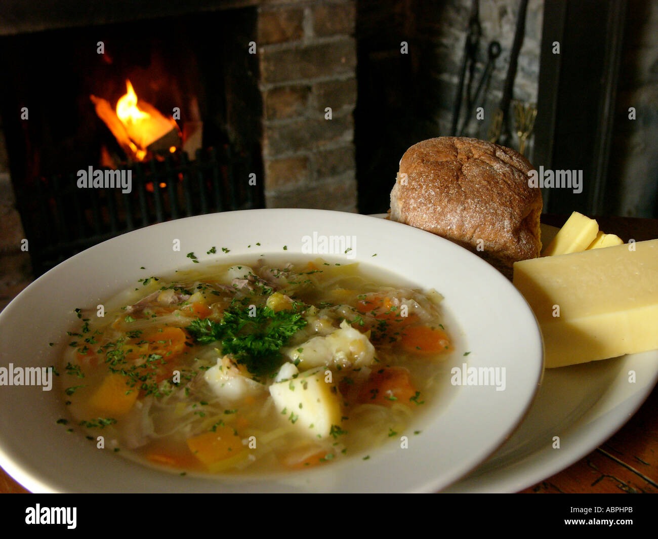 Traditional welsh cawl hi-res stock photography and images - Alamy