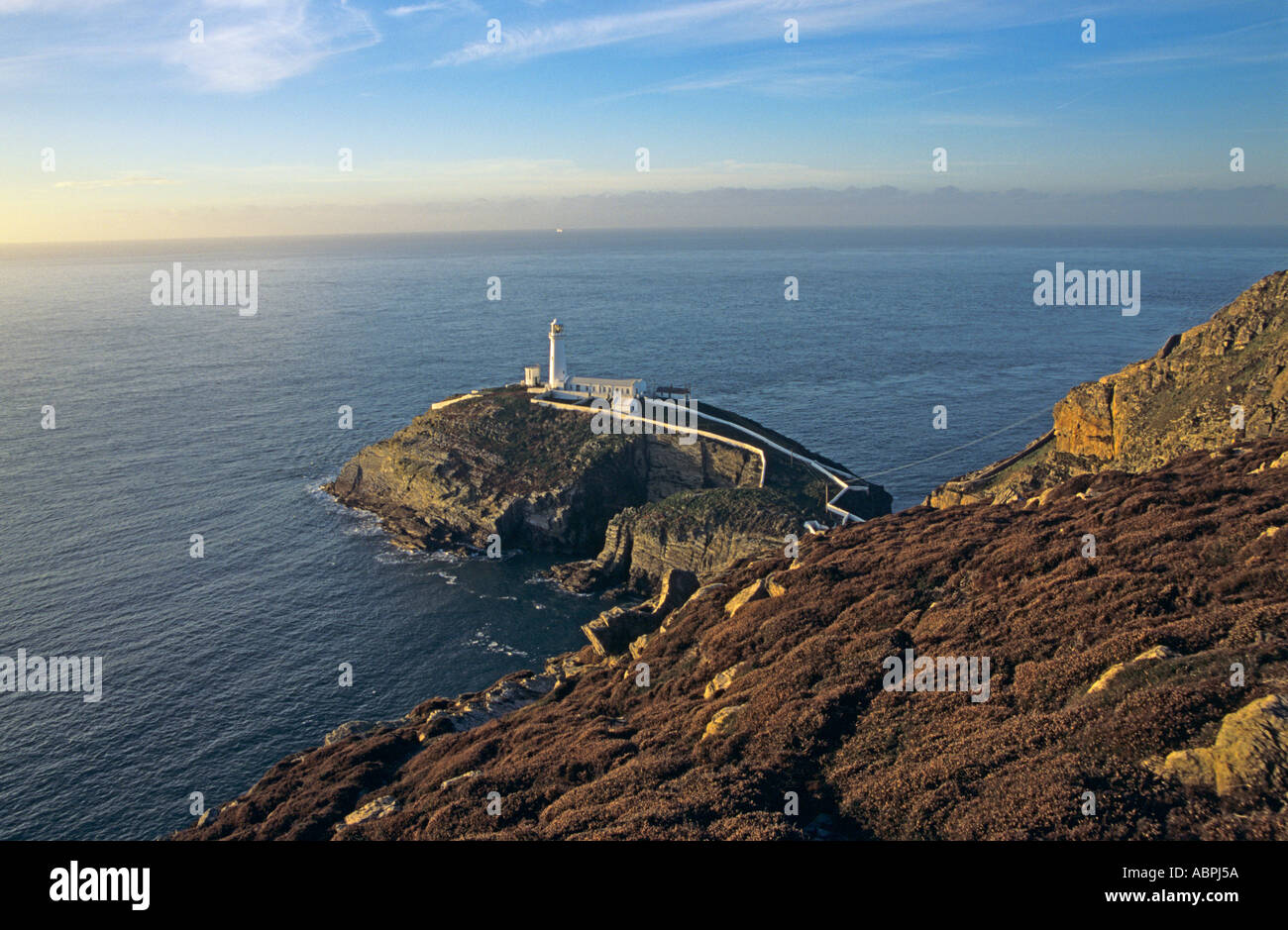 Joined to mainland by iron bridge hi-res stock photography and images ...