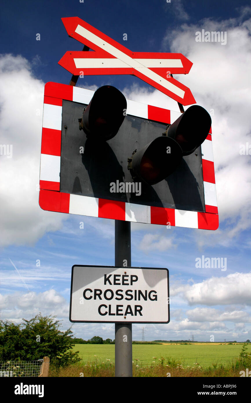 Keep crossing clear sign hi-res stock photography and images - Alamy