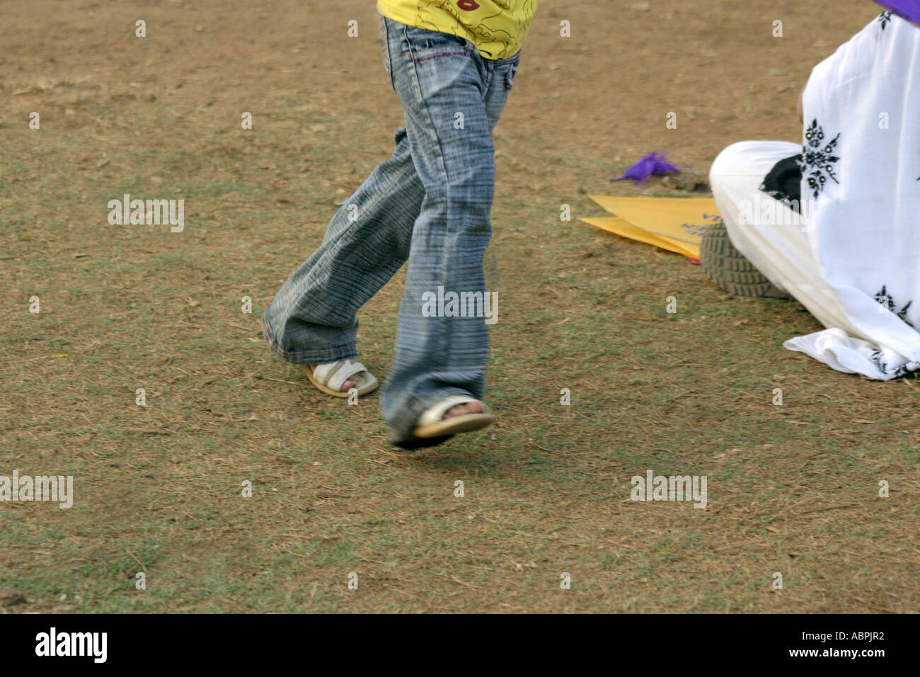 Boy in jeans running hi-res stock photography and images - Alamy