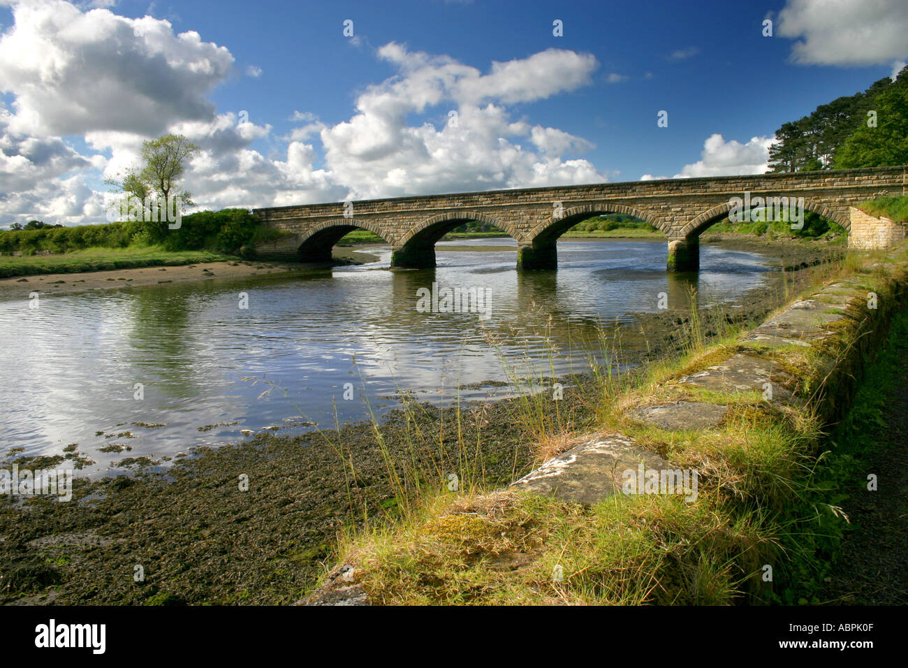 View of the River Aln in Alnmouth Northumberland United Kingdom Stock ...