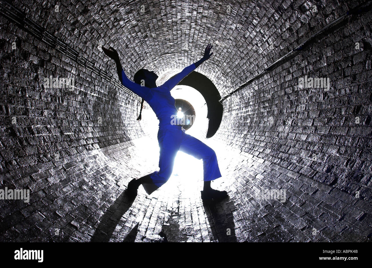 Underground movement as Dancer puts on a show portraying being a ...