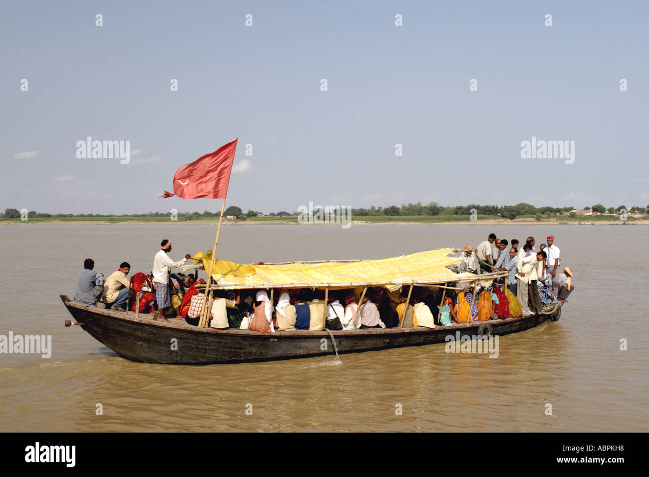 AAD79013 Water transport on Ganga River Varanasi Uttar Pradesh India ...