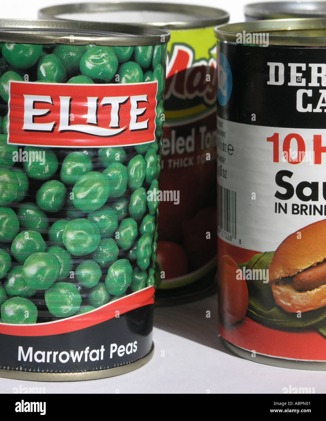 canned food products Stock Photo - Alamy