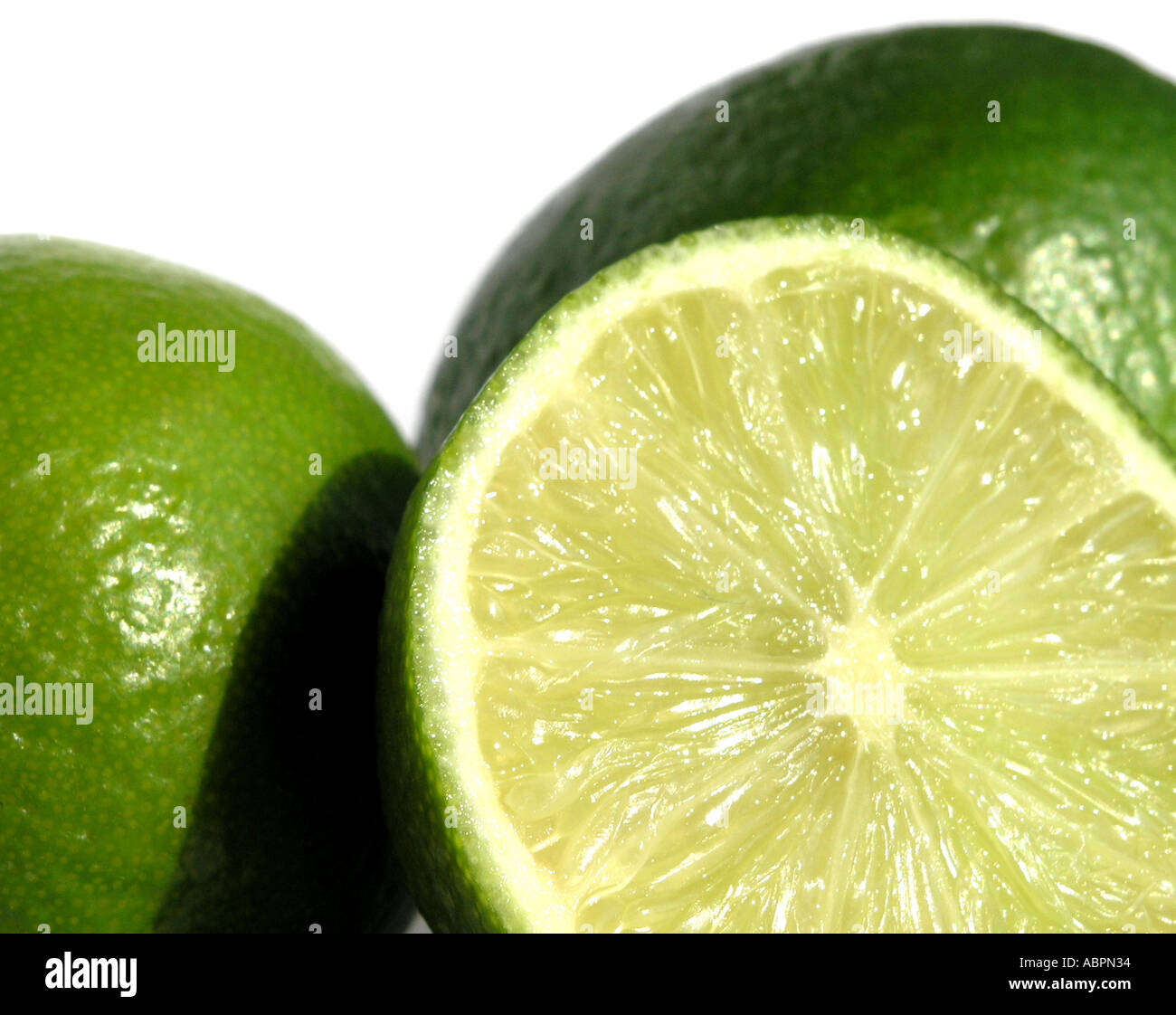 Five fresh limes hi-res stock photography and images - Alamy