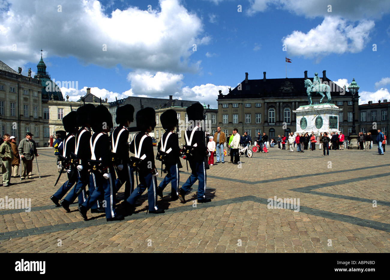 Royal palace amalienborg in copenhagen hi-res stock photography and images - Alamy