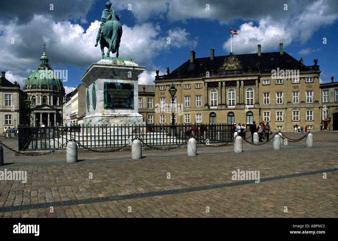 Christian VIII Palace in Amalienborg Palace in Copenhagen Denmark ...