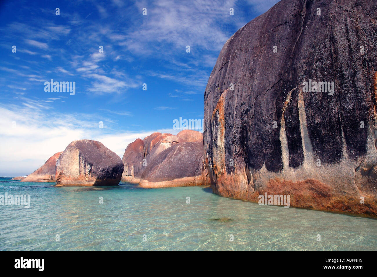 Elephant Rocks William Bay National Park near Denmark southern Western ...