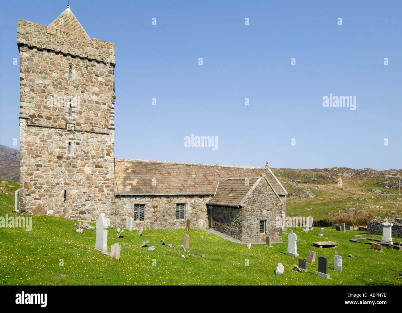 St Clement's church, Rodel, the Isle of Harris, Outer Hebrides ...