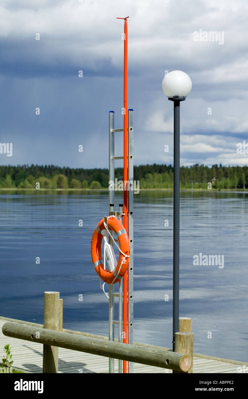 Life belt lake europe hi-res stock photography and images - Alamy