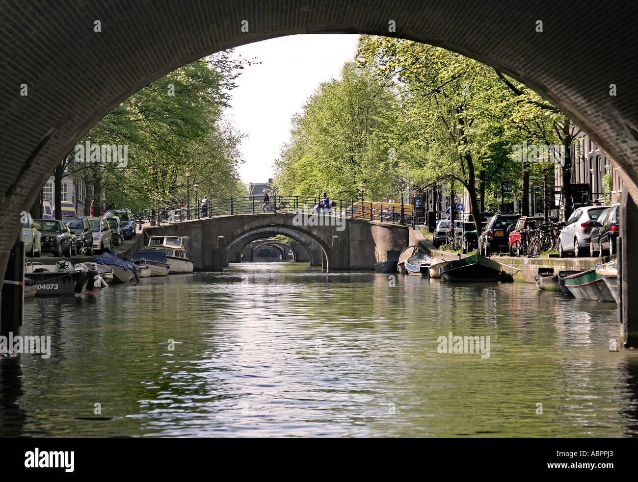 Canal bridges in Amsterdam, Holland Stock Photo - Alamy