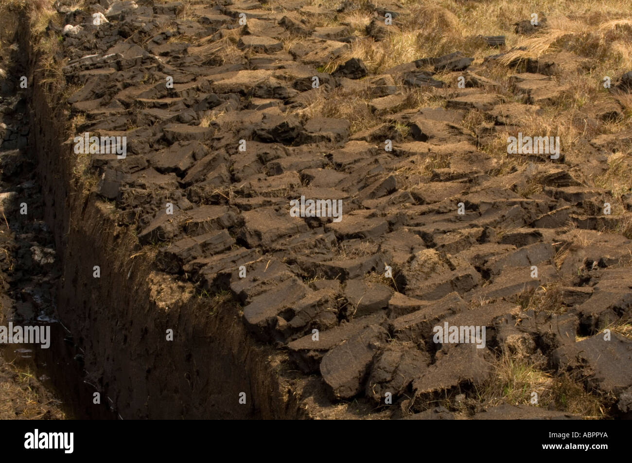 Harvesting peat bog uk hi-res stock photography and images - Alamy