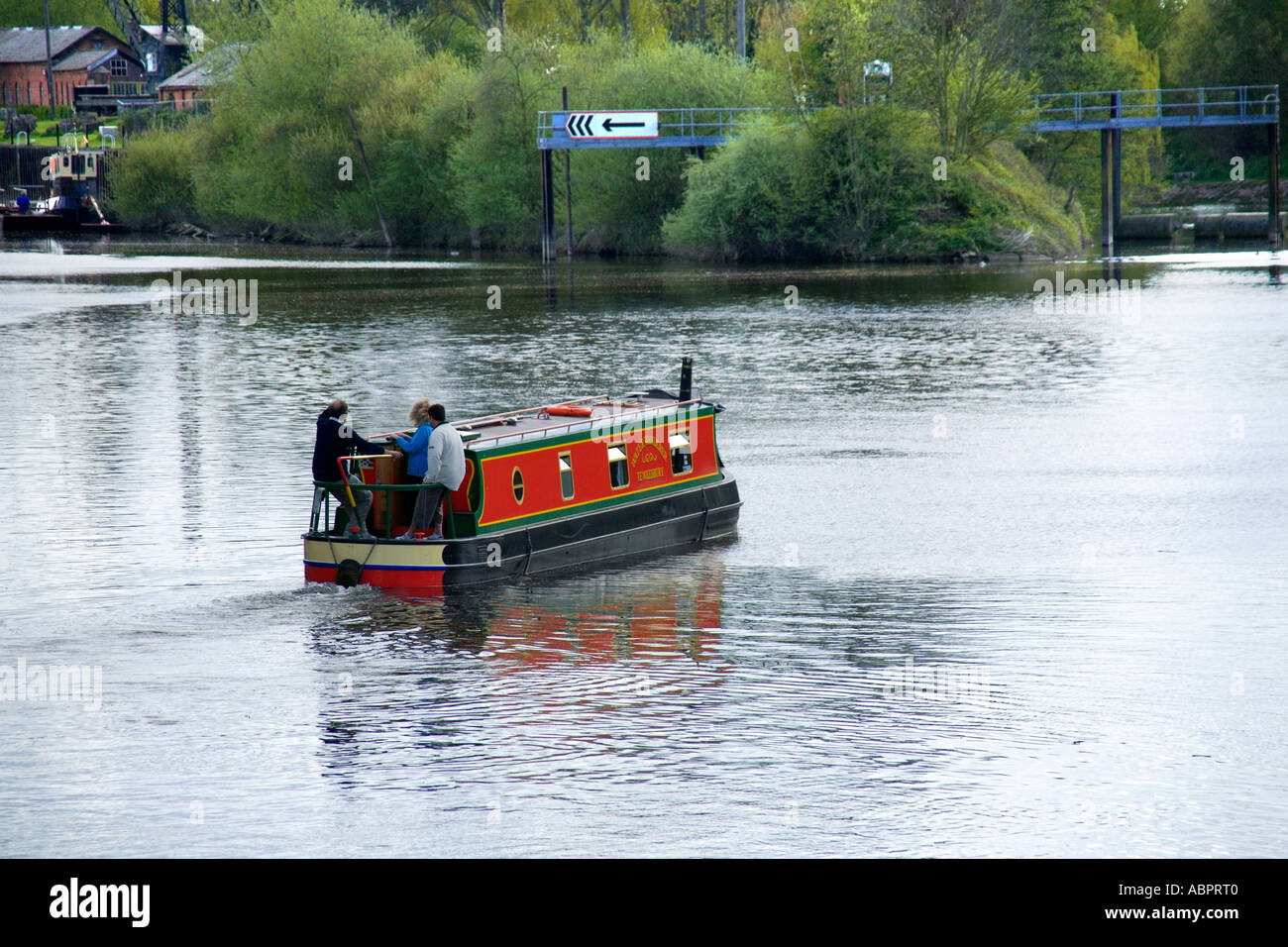 Views of the City of Worcester from the Severn way footpath alongside ...