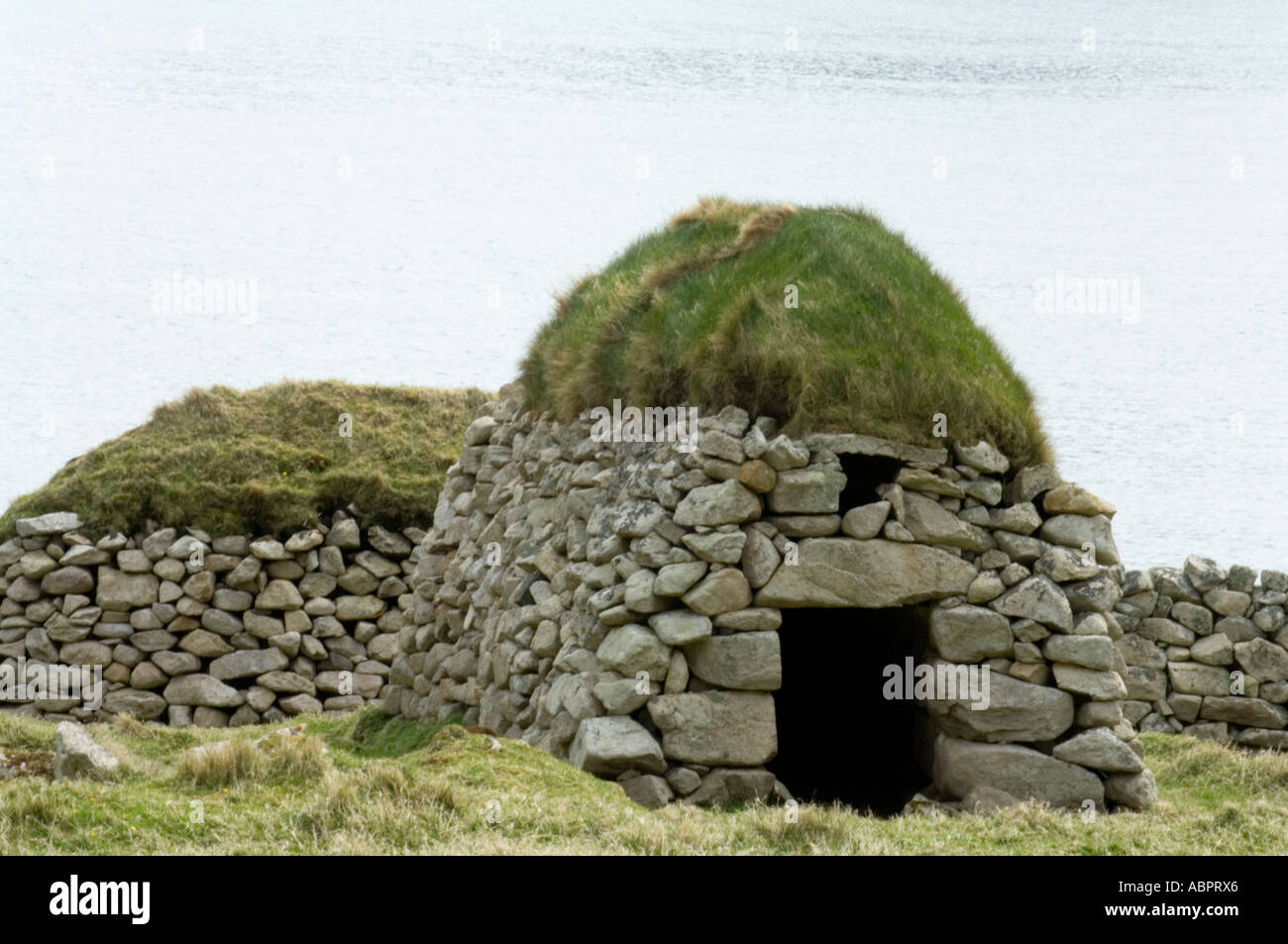 Cleits, Hirta, St Kilda, Western Isles, Scotland, UK, Europe Stock ...