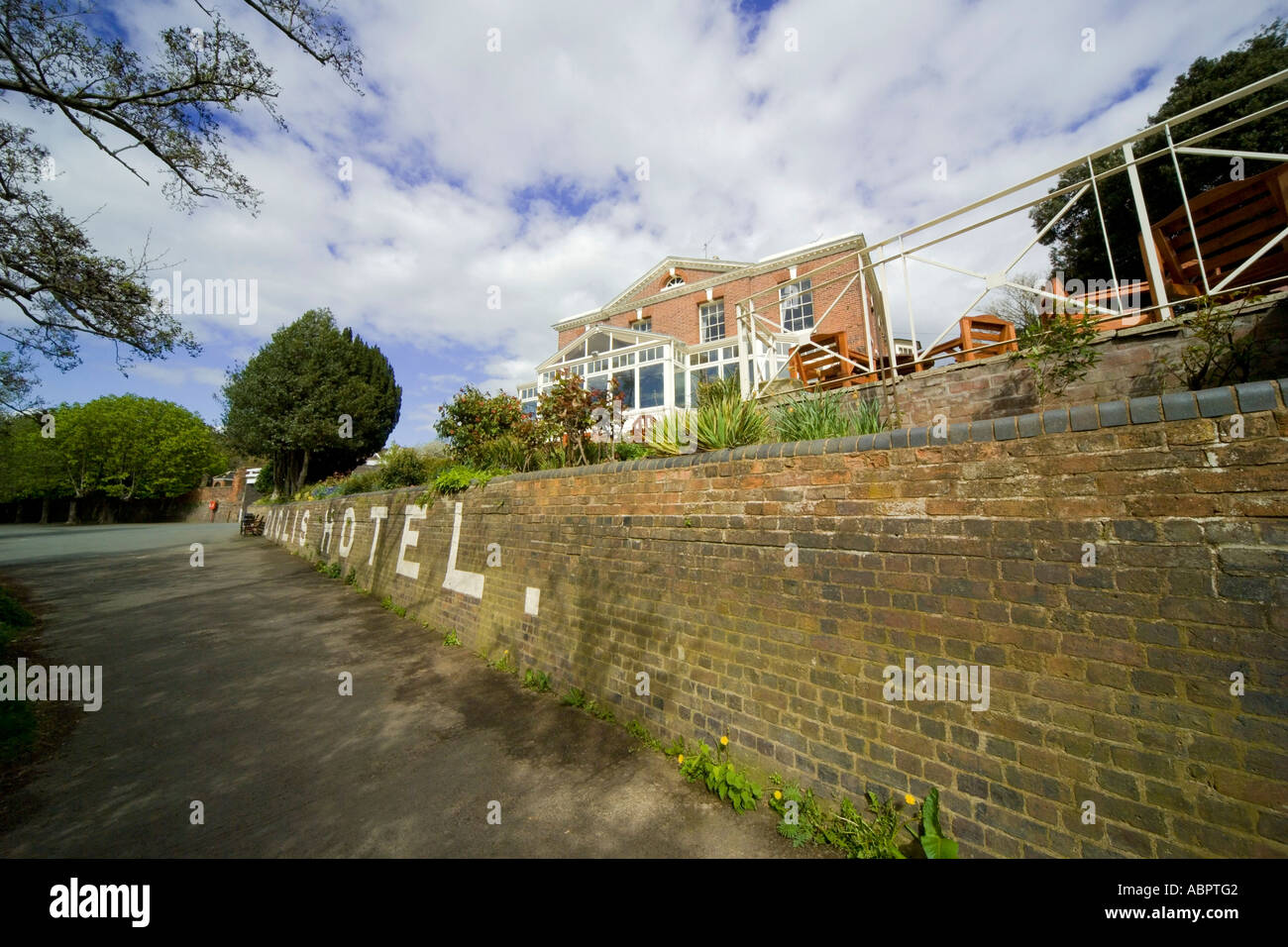 Views of the City of Worcester from the Severn way footpath alongside ...