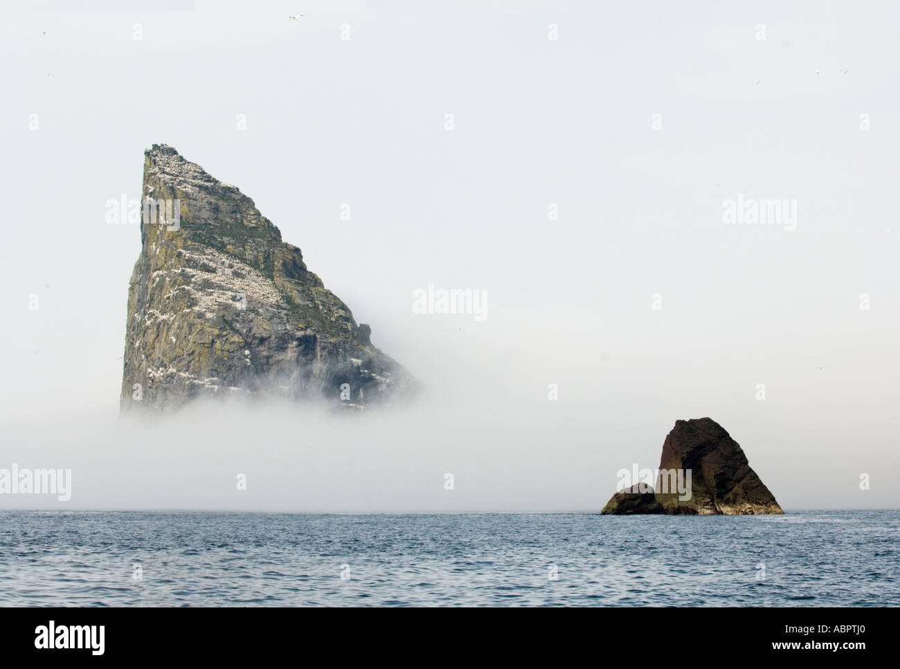 Stac Lee, St Kilda archipelago, Outer Hebrides, Western Isles, Scotland ...