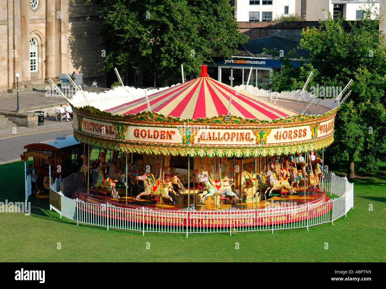 Carousel, York, North Yorkshire, UK Stock Photo - Alamy