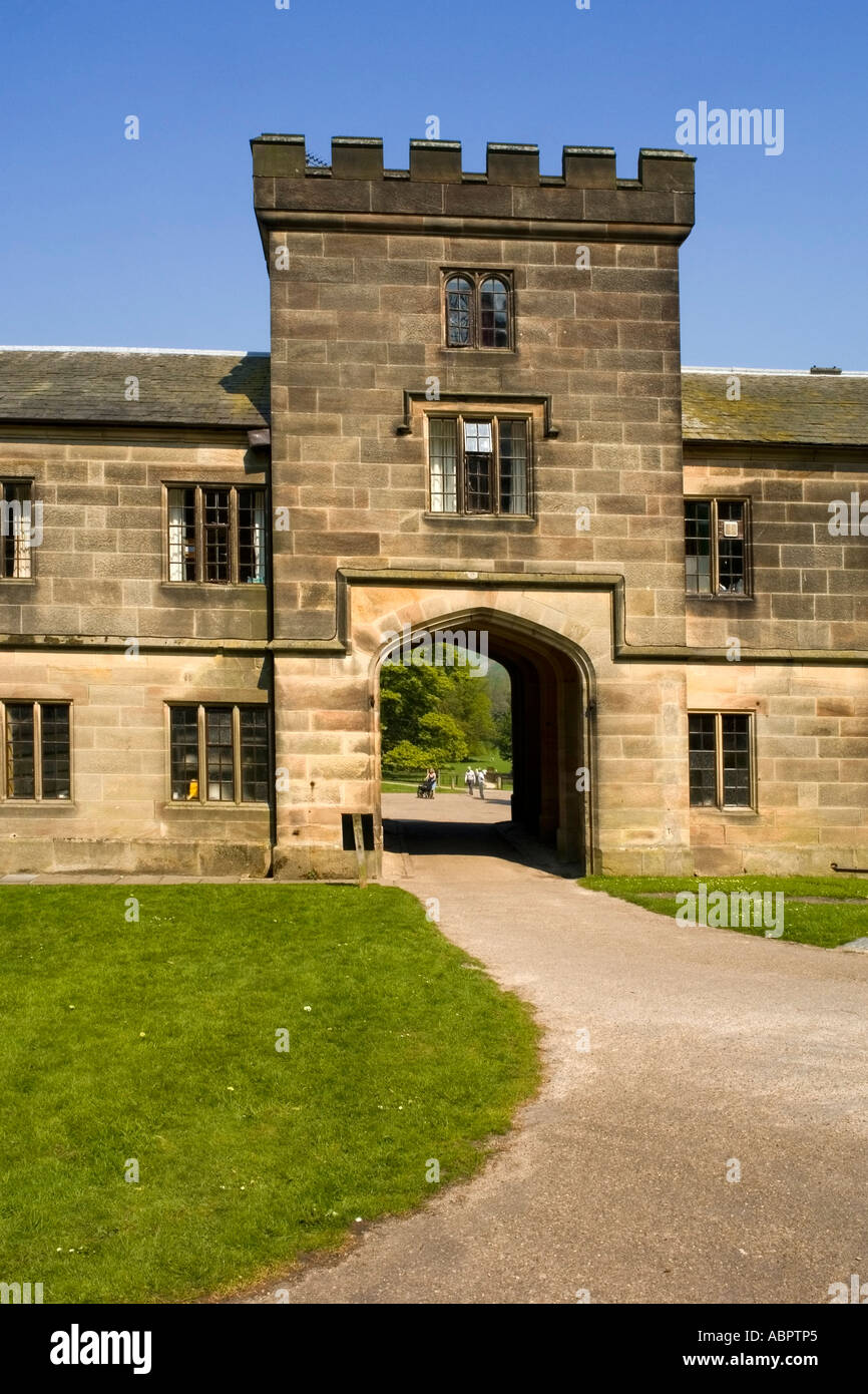 england derbyshire peak district national park ilam village Stock Photo ...