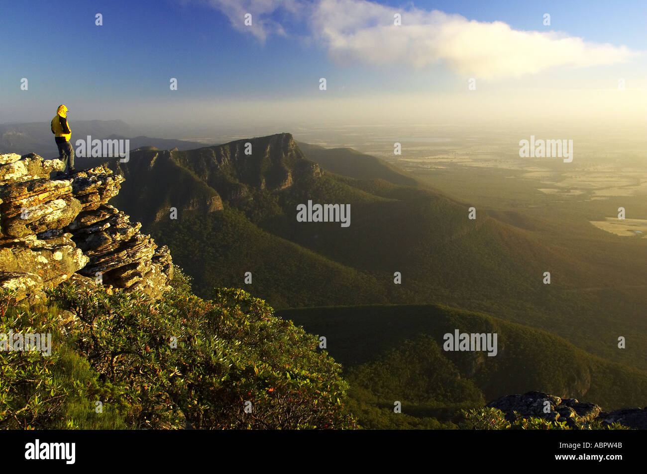 View from Mount William 1167m Grampians National Park Victoria ...