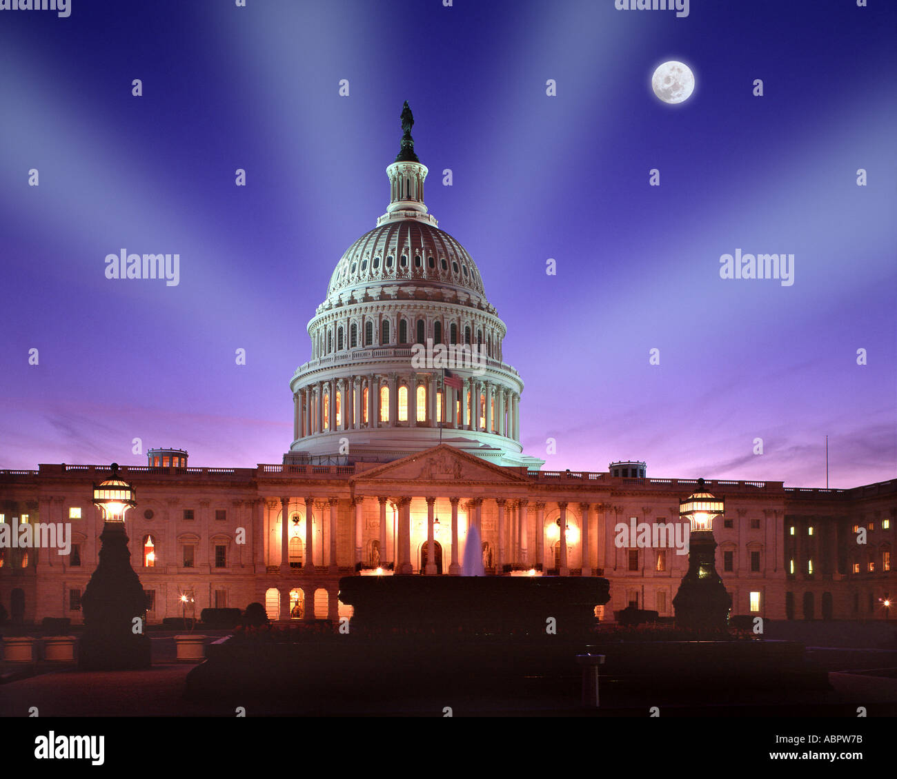 United states capitol dc dramatic hi-res stock photography and images ...