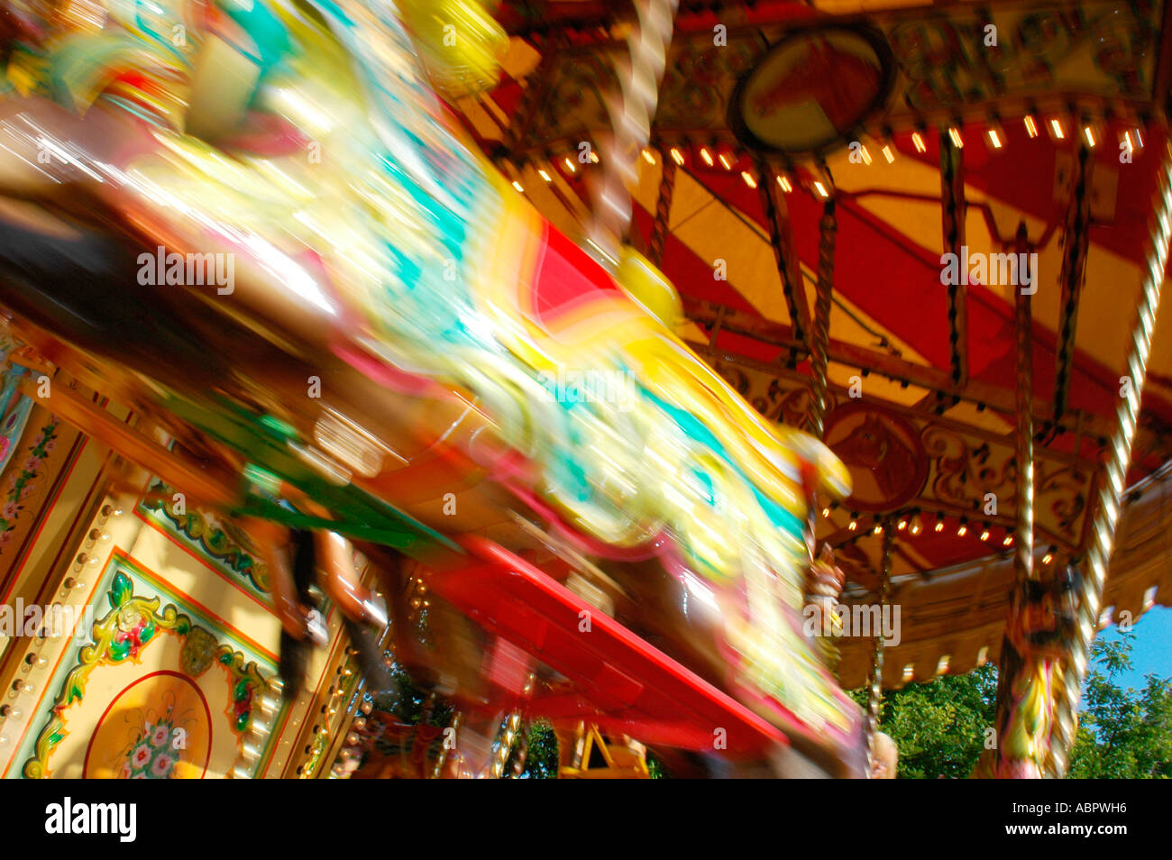 Carousel horse, York, North Yorkshire, UK Stock Photo - Alamy