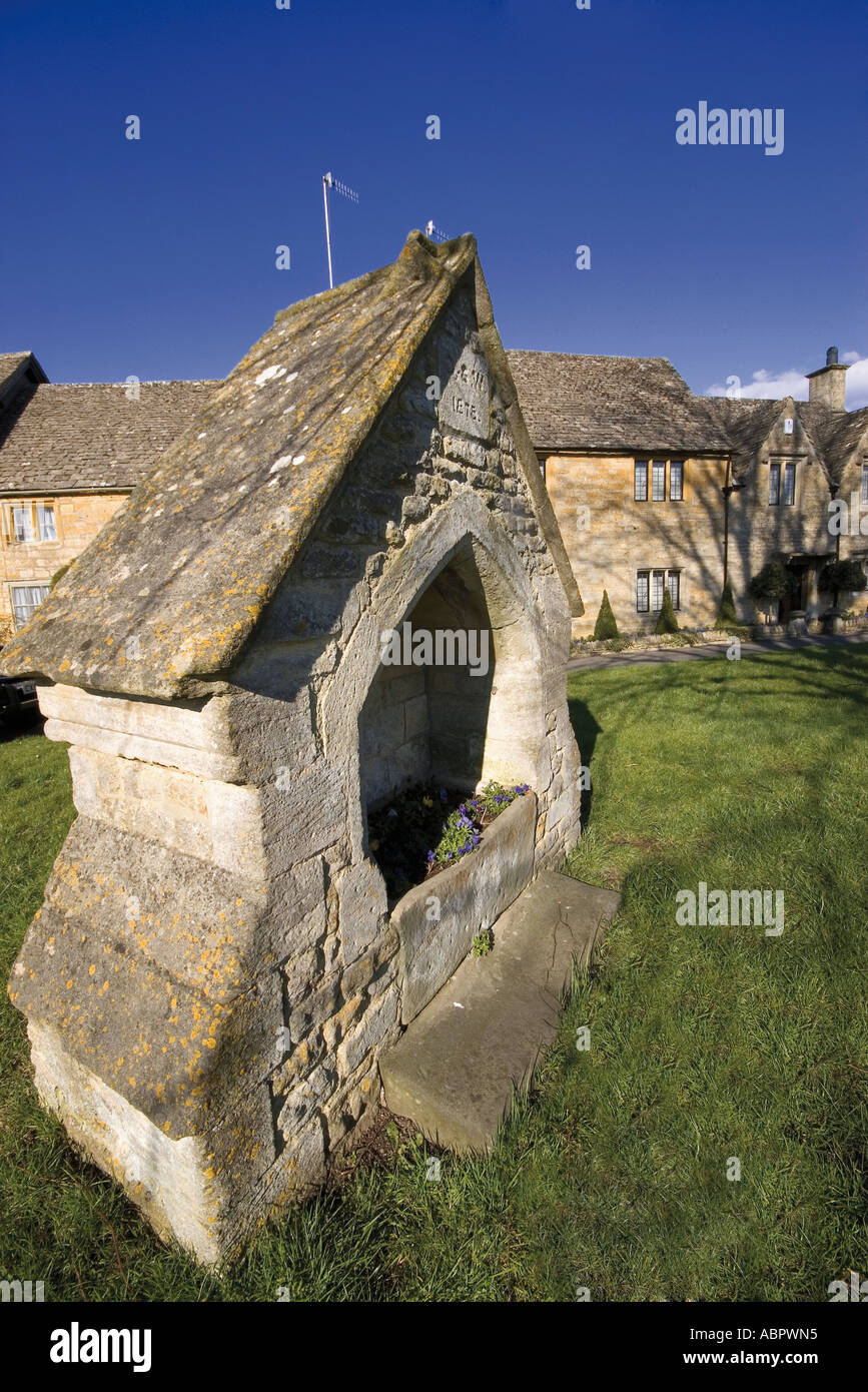 Lower Slaughter Village The Cotswolds Gloucestershire The Midlands ...
