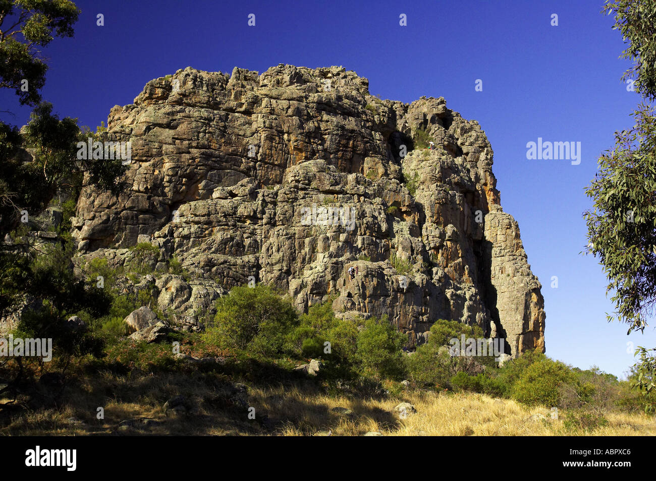 Rock Climbing at Mitre Rock Mount Arapiles Natimuk Victoria Australia ...