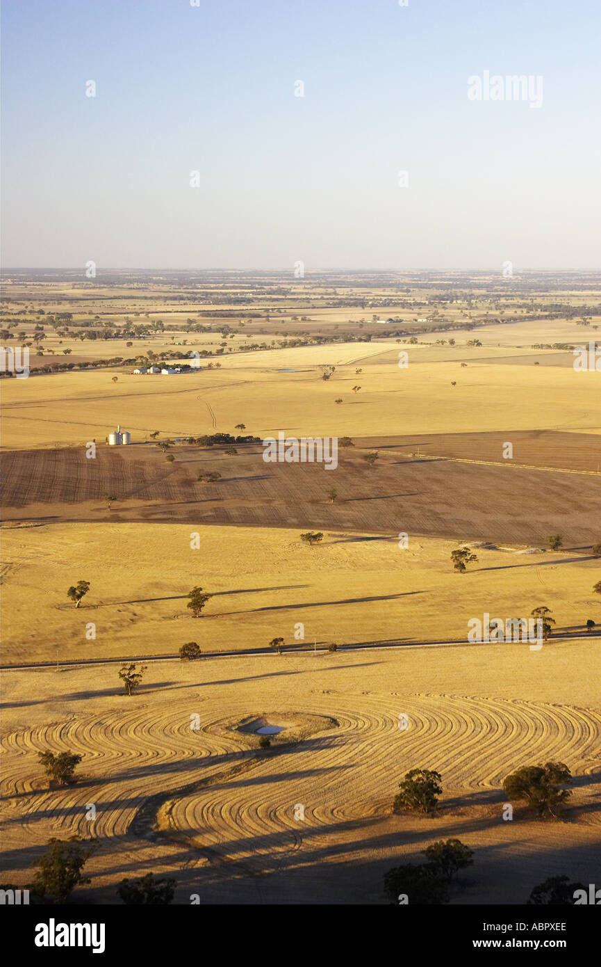 Dry Farmland near Mt Arapiles Natimuk near Horsham Victoria Australia ...