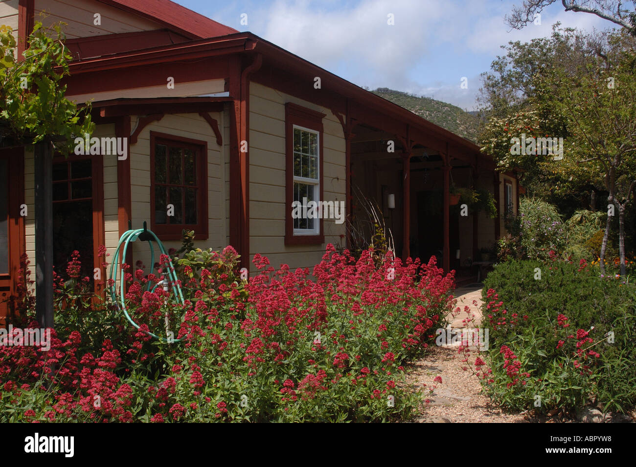 Old Ranch House Stock Photo - Alamy