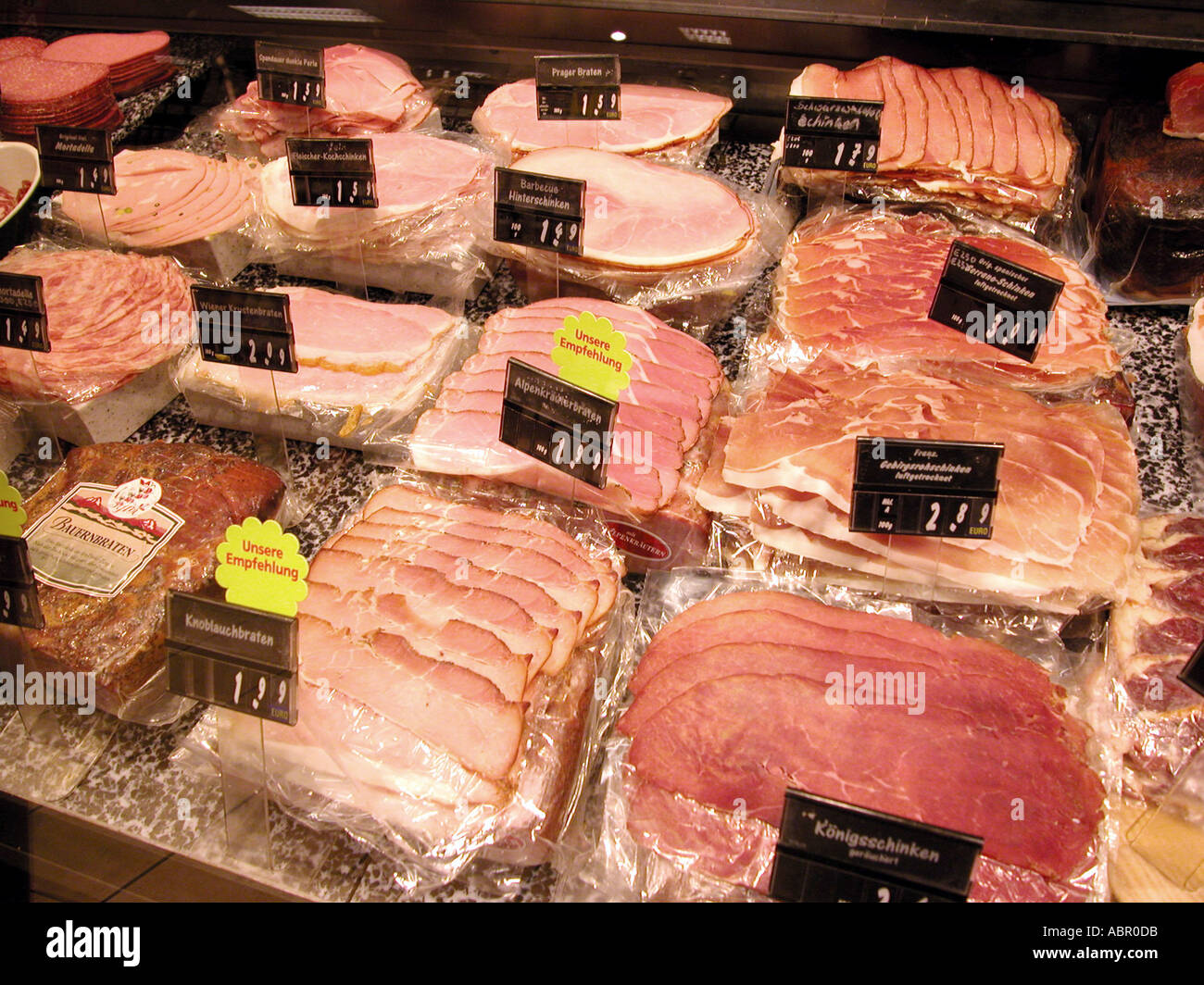 cold cuts cold meat Stock Photo - Alamy