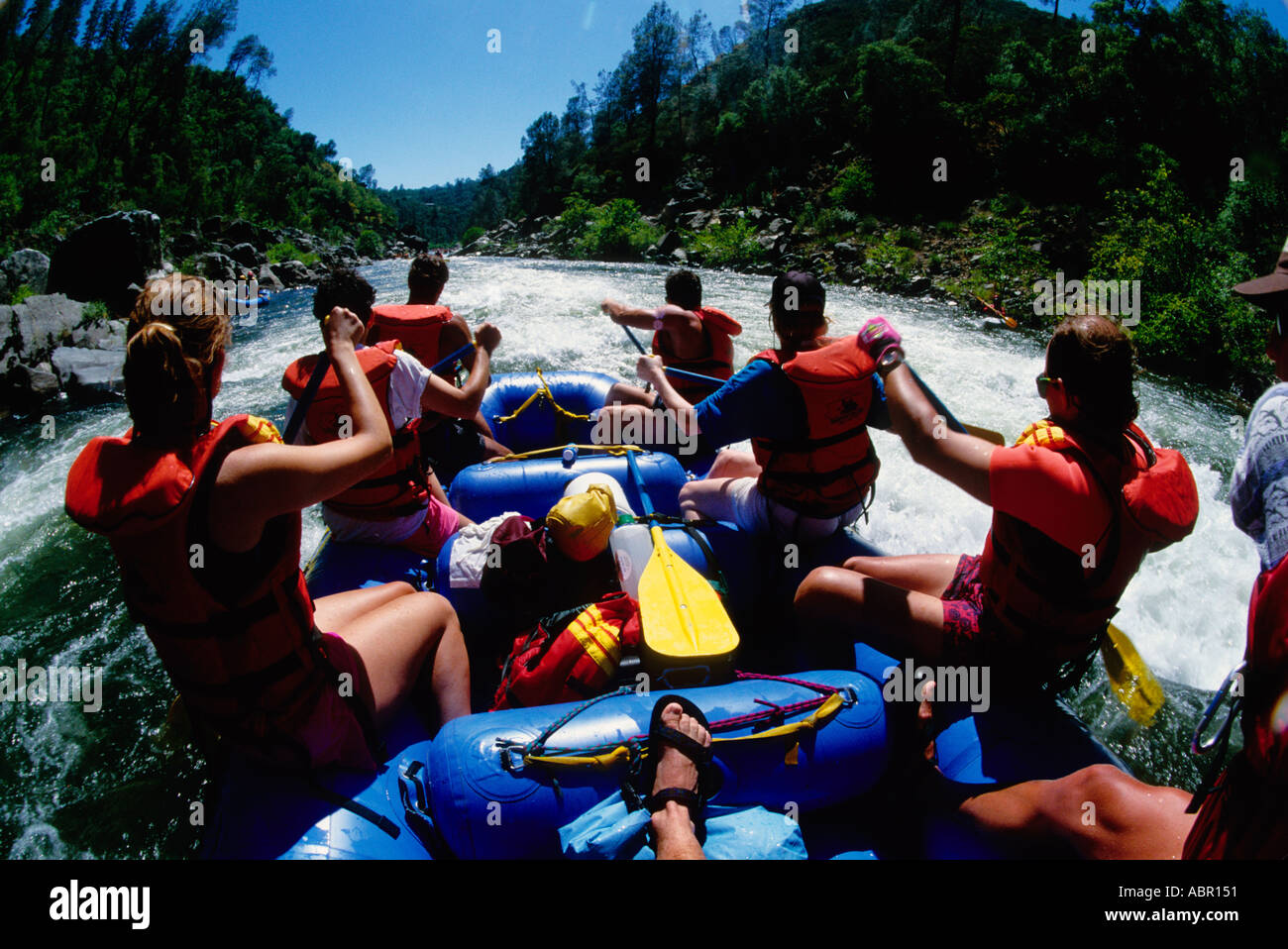 Sacramento american river water raft hi-res stock photography and ...
