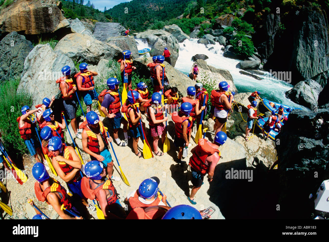 Sacramento american river water raft hi-res stock photography and ...