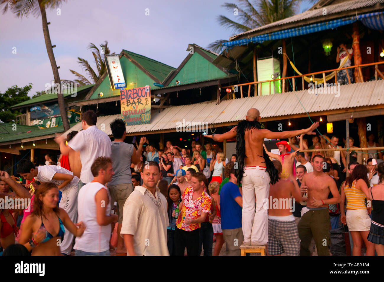 Full Moon Party Koh Phangan Thailand Stock Photo - Alamy