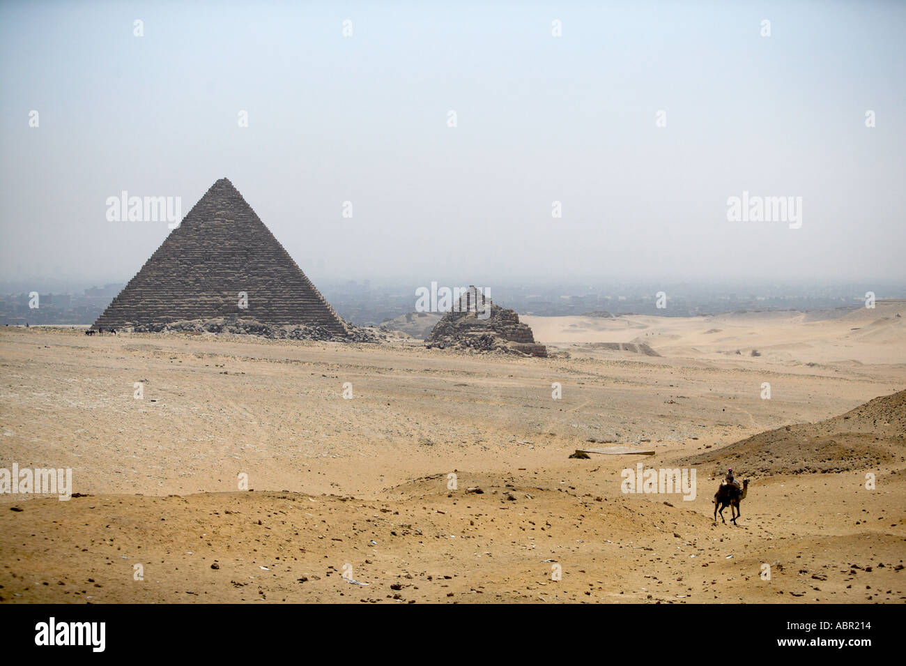 Giza Pyramids Cairo Egypt Stock Photo - Alamy