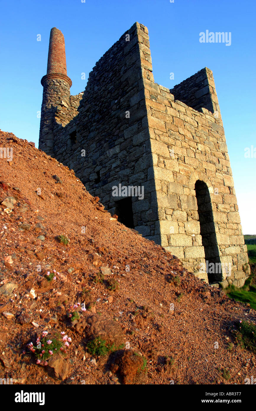Engine house Botallack, Penwith, Cornwall, UK Stock Photo - Alamy