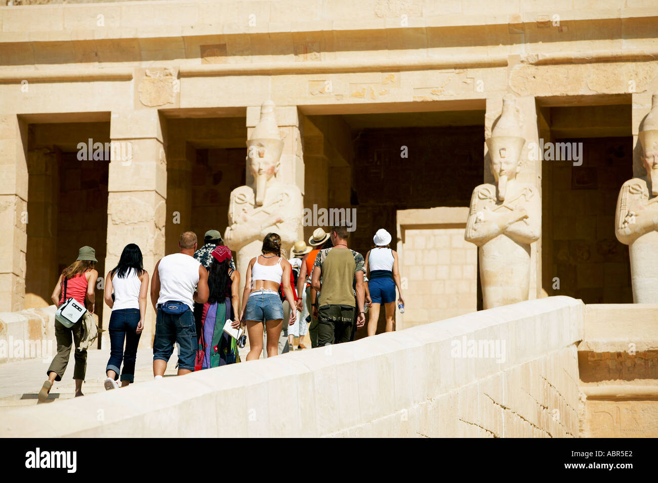 Al deir Al Bahari temple Valley of the Kings district Luxor Egypt Stock ...