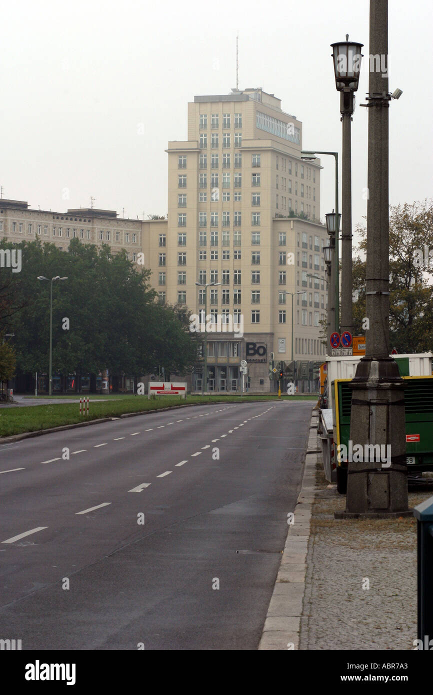 Berlin cityscape Karl Marx Allee with it s Socialist Realist ...