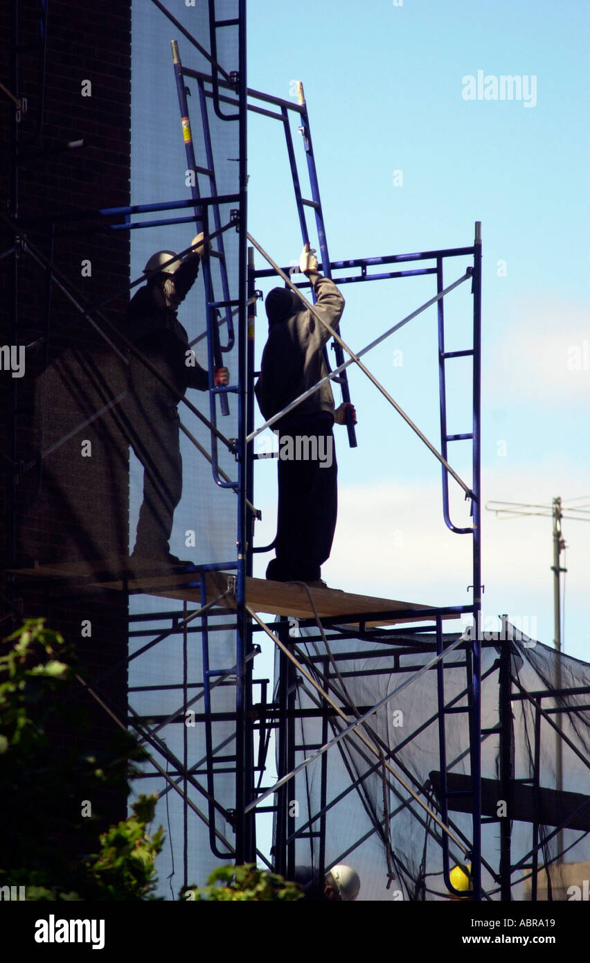 School building repair new york city hi-res stock photography and ...