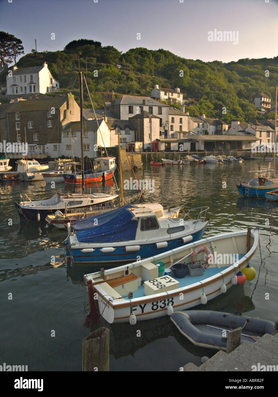 Polperro in Cornwall Stock Photo - Alamy