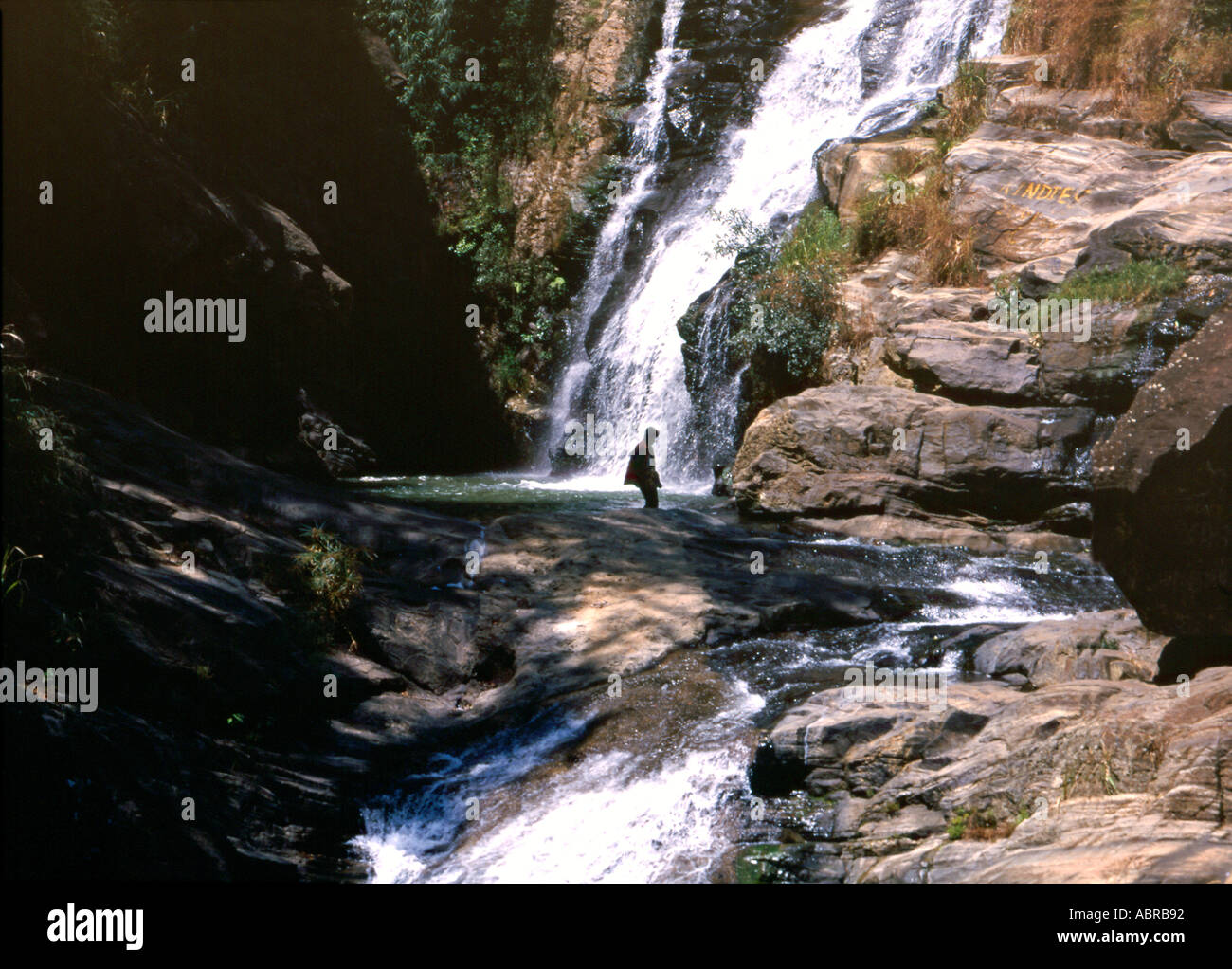 Sri Lanka Ella Falls Stock Photo - Alamy